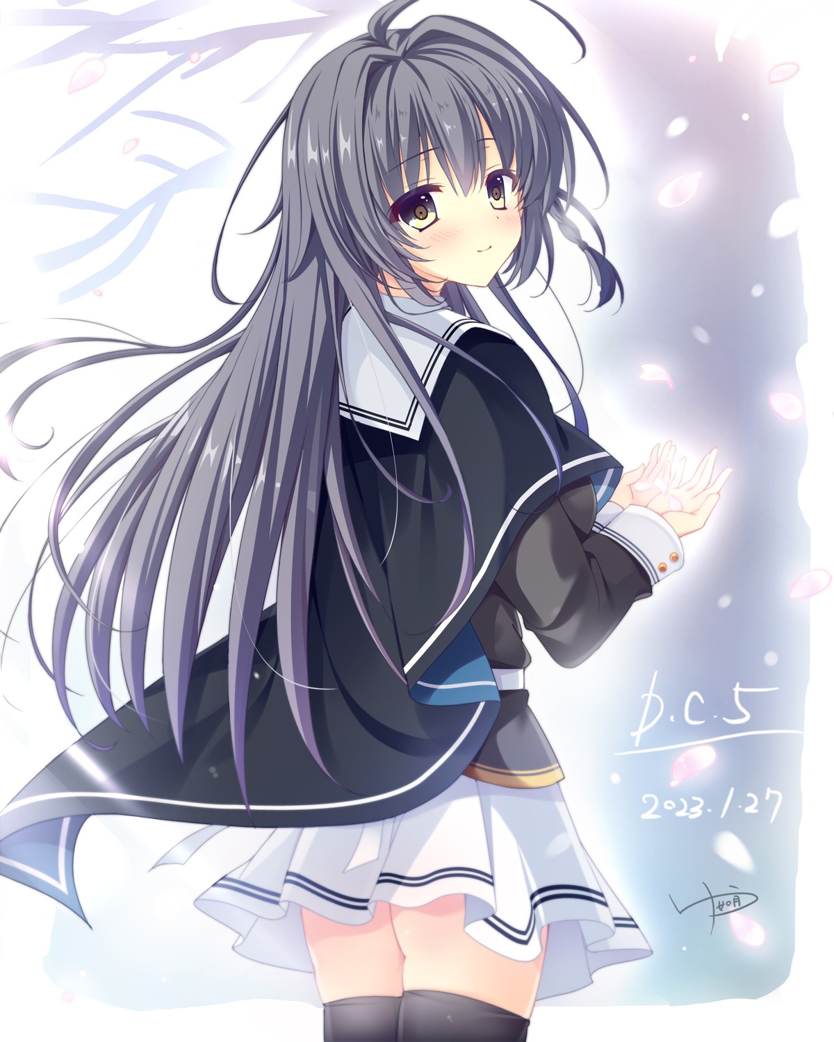 circus kisaragi yuu (circus) da capo (series) da capo v tokisaka yukina seifuku thighhighs ...